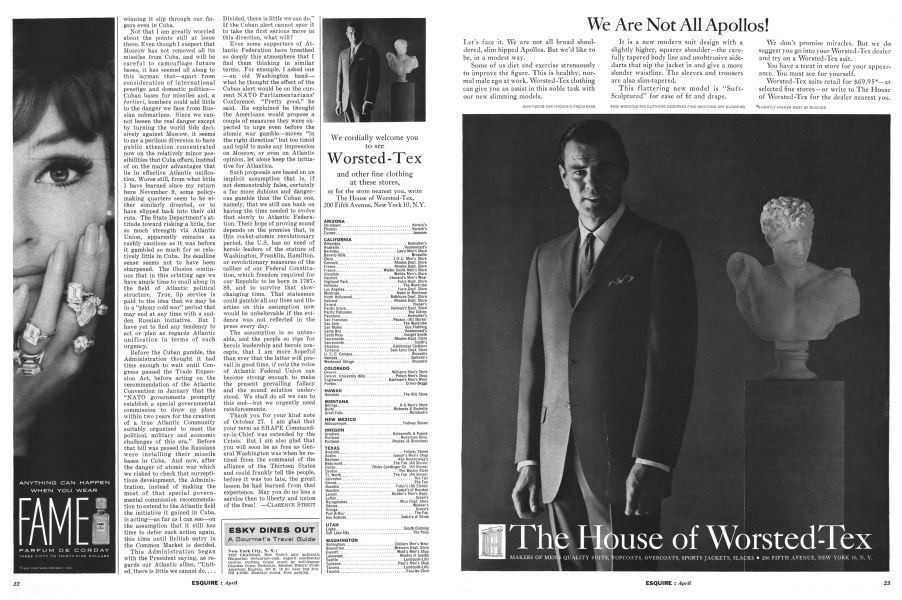 Advertisement | Esquire | APRIL, 1963