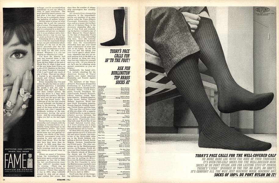 Advertisement | Esquire | MAY, 1963
