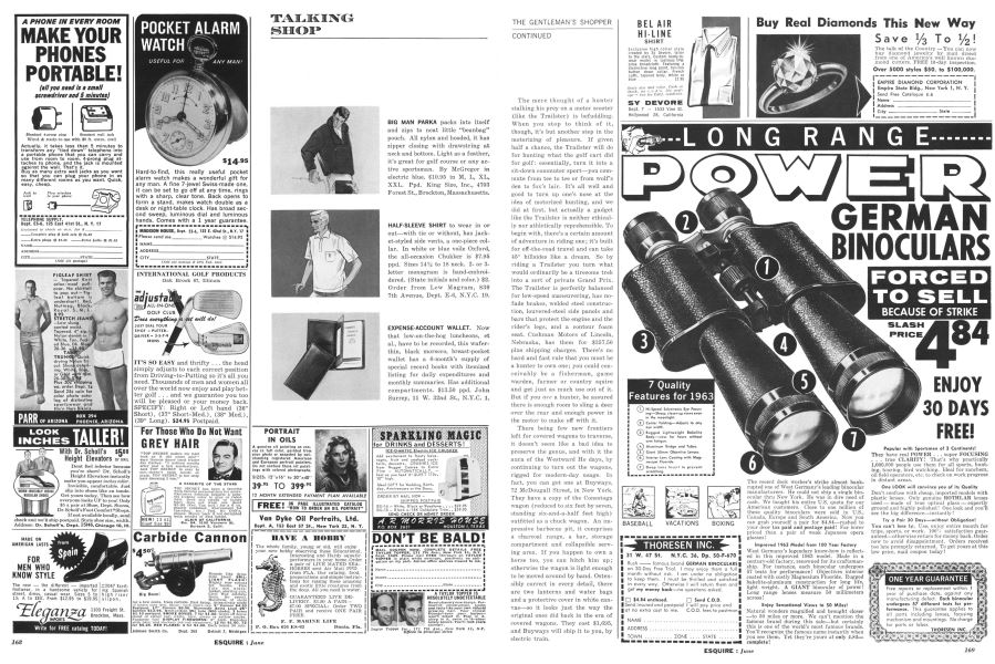 Sy Devore: Bel Air Hi-line Shirt | Esquire | JUNE, 1963