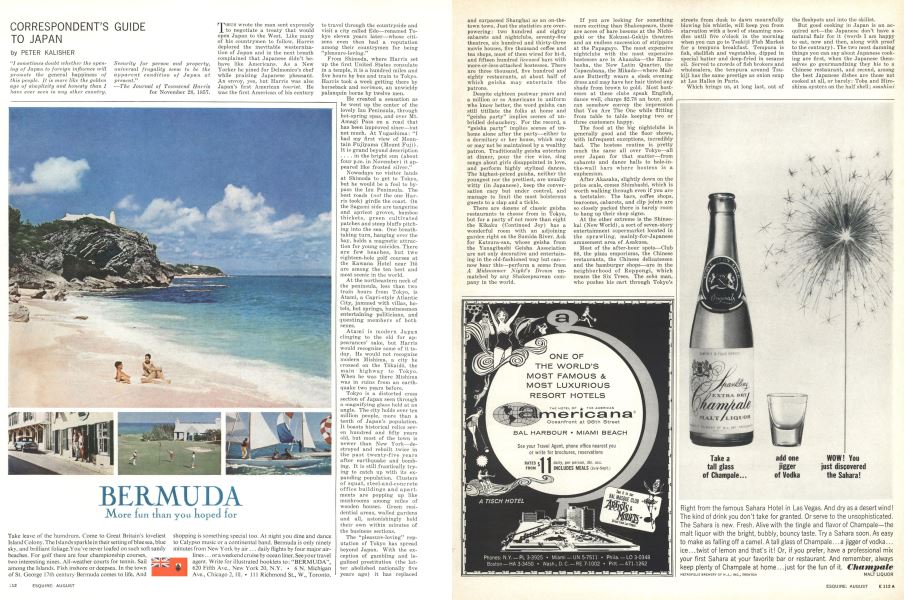 Bermuda | Esquire | AUGUST, 1963