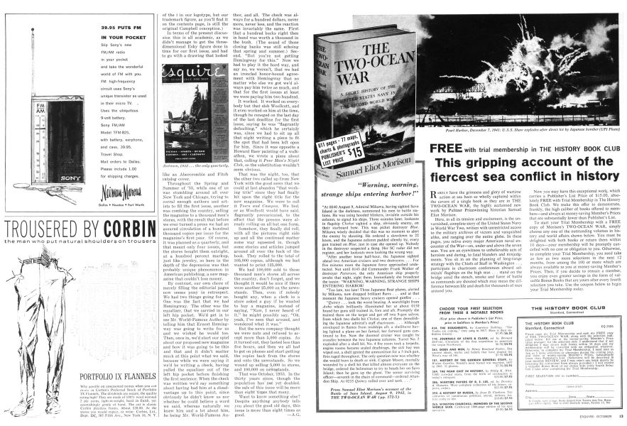 The History Book Club | Esquire | OCTOBER, 1963 The History Book Club | Esquire | OCTOBER, 1963