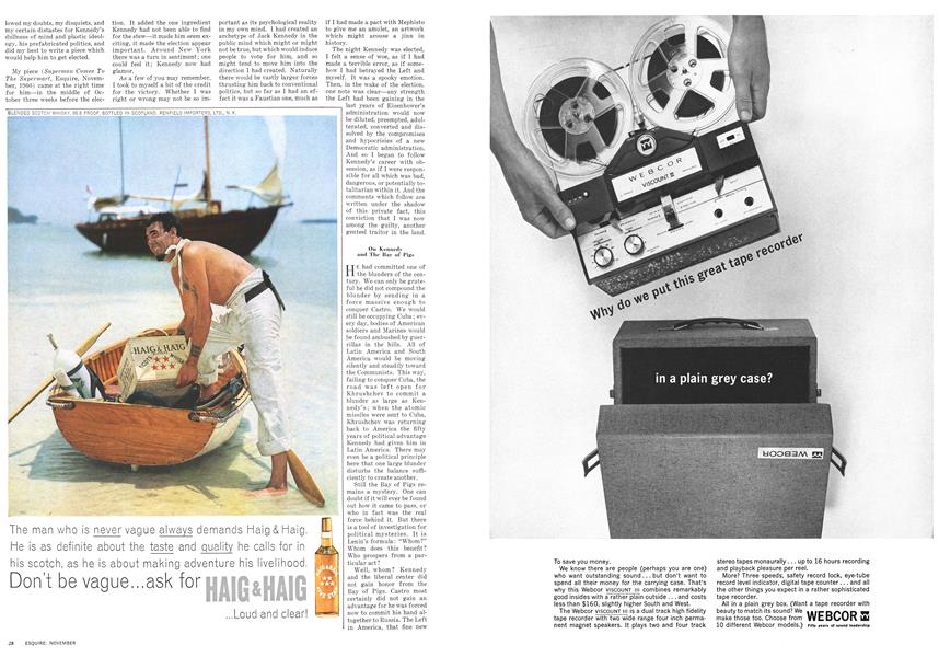 Webcor | Esquire | NOVEMBER, 1963