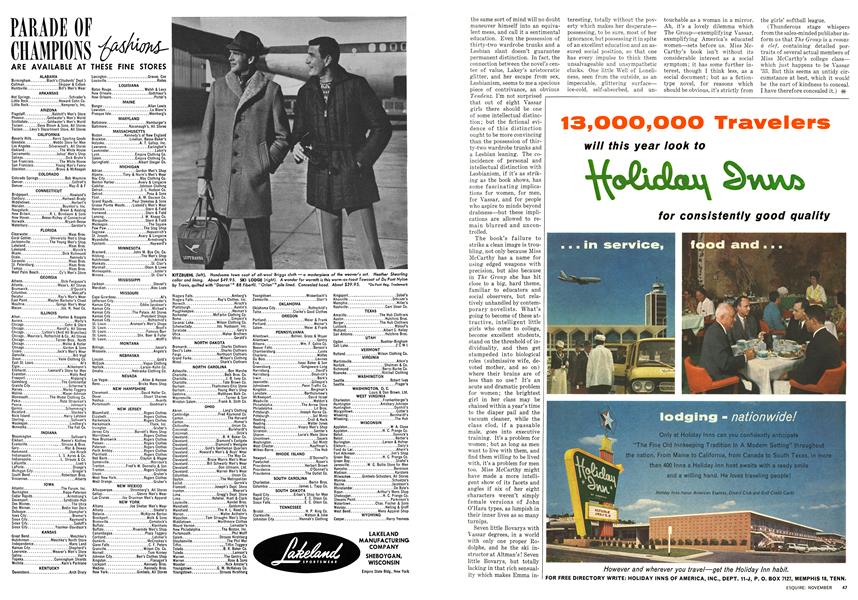 Advertisement | Esquire | NOVEMBER, 1963