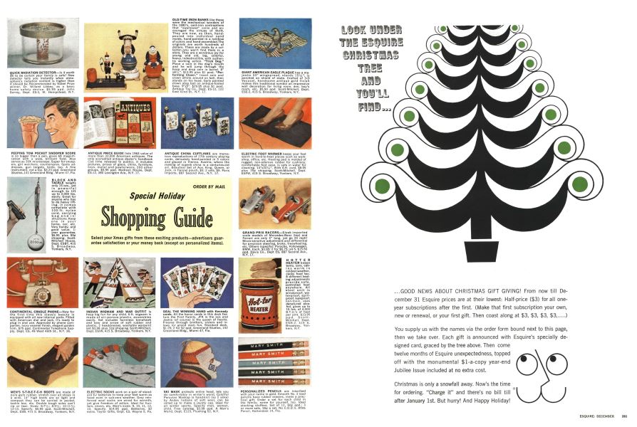 Advertisement | Esquire | December 1963