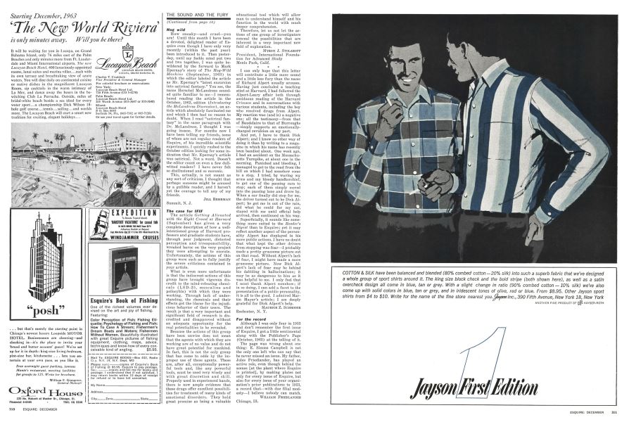 Advertisement | Esquire | December 1963