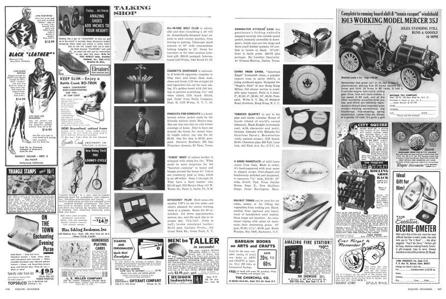 Advertisements | Esquire | December 1963