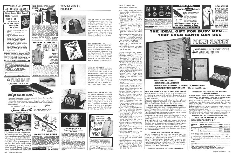 Advertisements | Esquire | December 1963