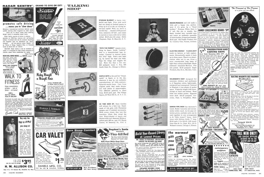Advertisements | Esquire | December 1963