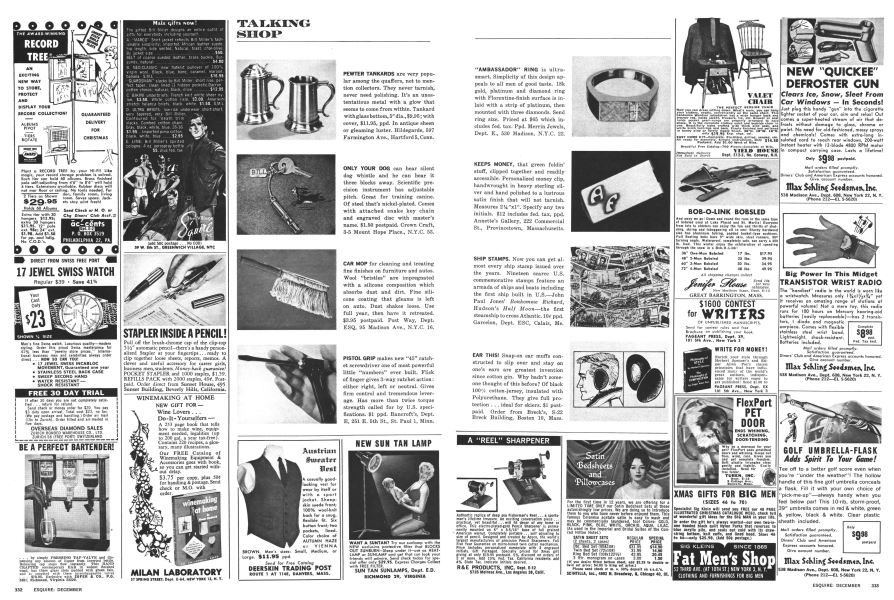 Advertisements | Esquire | December 1963