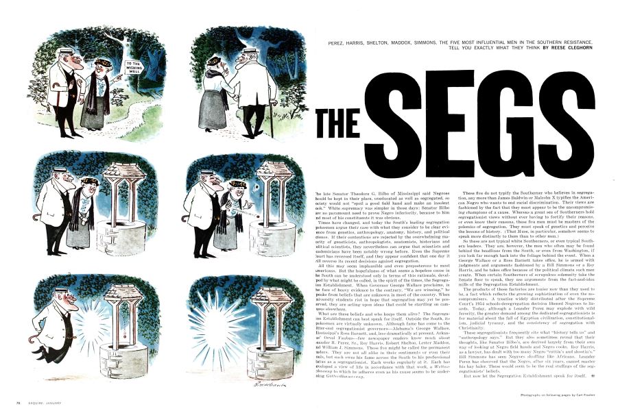 The Segs | Esquire | JANUARY, 1964