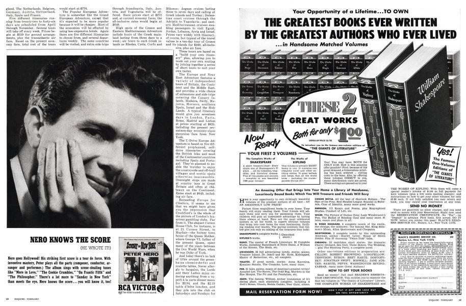 BLACK'S READERS SERVICE CO. | Esquire | FEBRUARY, 1964