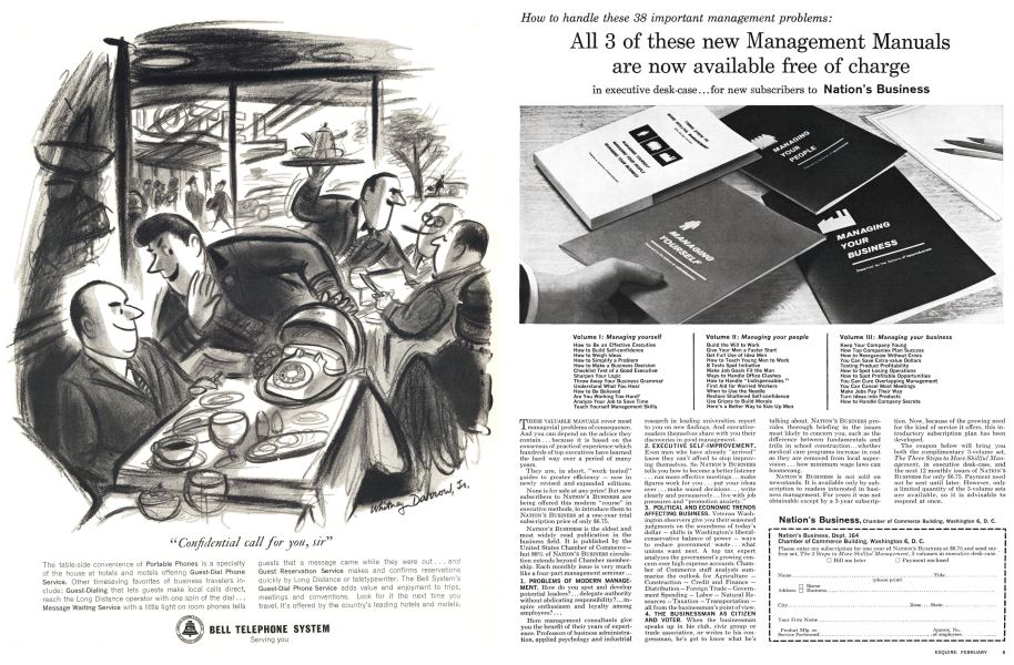 Nation’s Business | Esquire | FEBRUARY, 1964