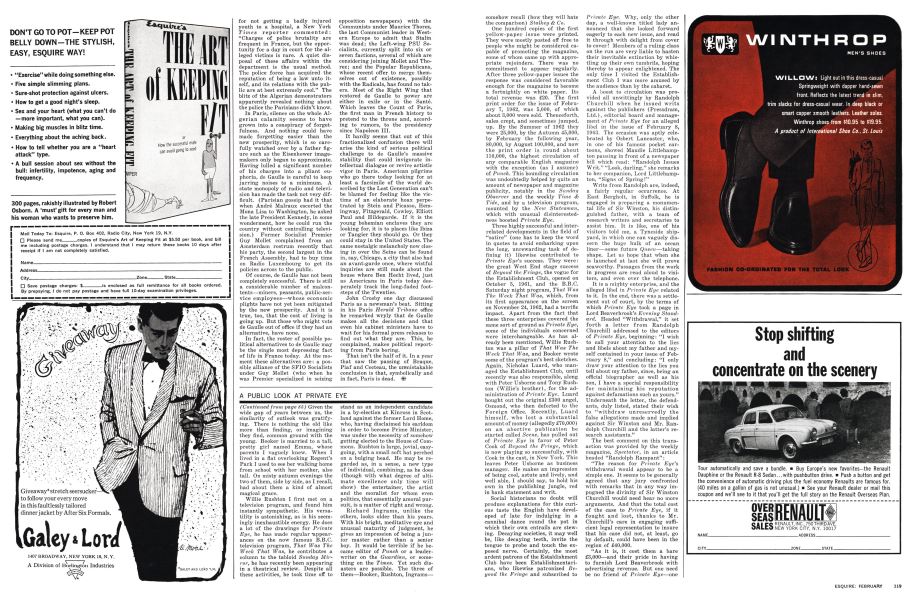 Advertisement: Esquire | Esquire | FEBRUARY, 1964