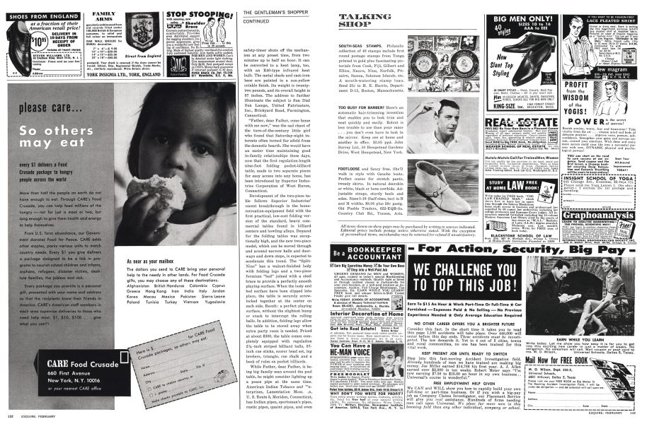 Advertisement | Esquire | FEBRUARY, 1964