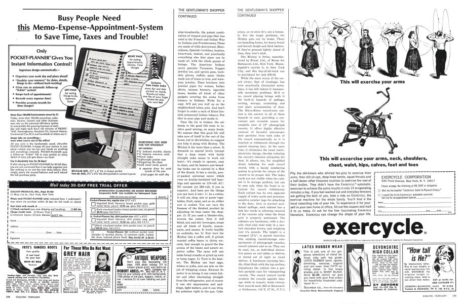 Advertisement: FRYE’S FAMOUS BOOTS | Esquire | FEBRUARY, 1964