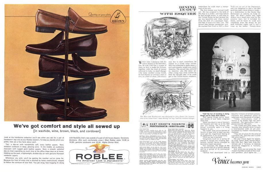 Brown Shoe Company: Roblee | Esquire | March, 1964