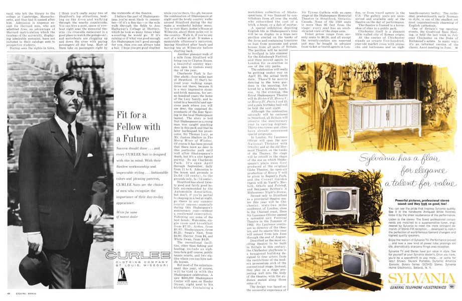 Curlee Clothing Company: Curlee Suit | Esquire | March, 1964