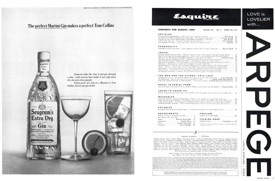 Advertisement | Esquire | AUGUST, 1964
