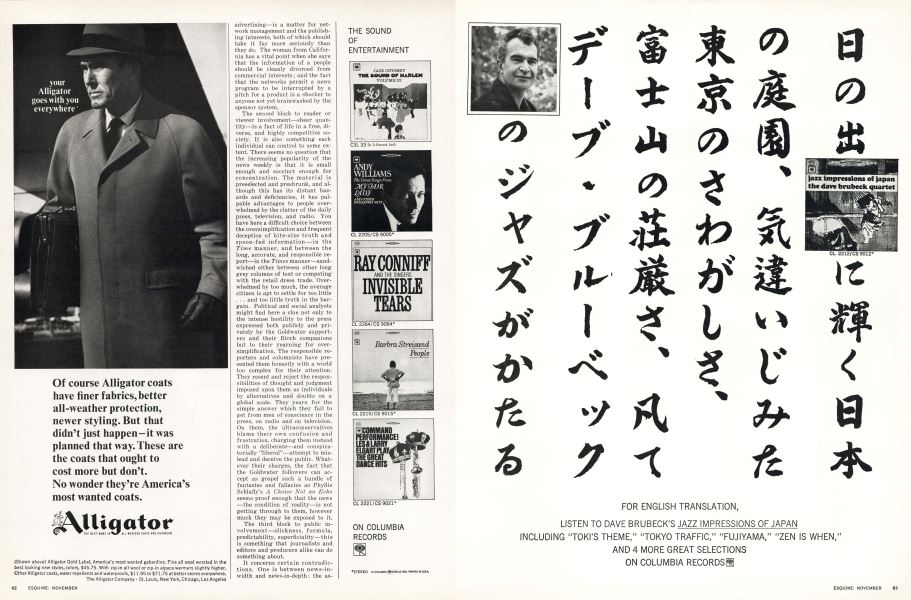 The Alligator Company | Esquire | NOVEMBER 1964