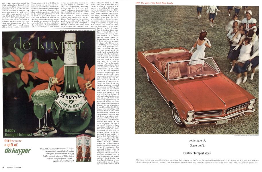 General Motors Corporation: Pontiac | Esquire | DECEMBER, 1964