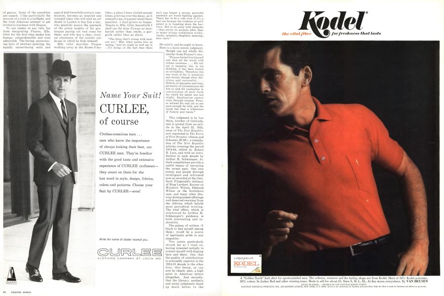 Curlee Clothing Company | Esquire | MARCH 1965