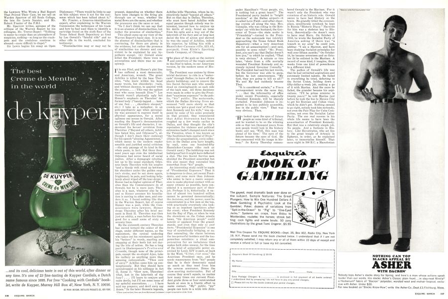 National Distillers Products Co. | Esquire | MARCH 1965