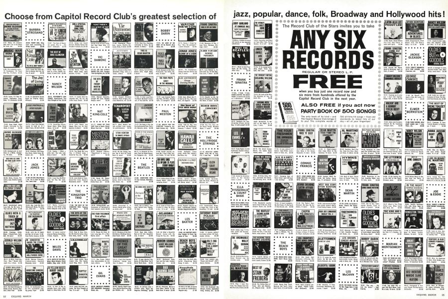 Capitol Record Club | Esquire | MARCH 1965