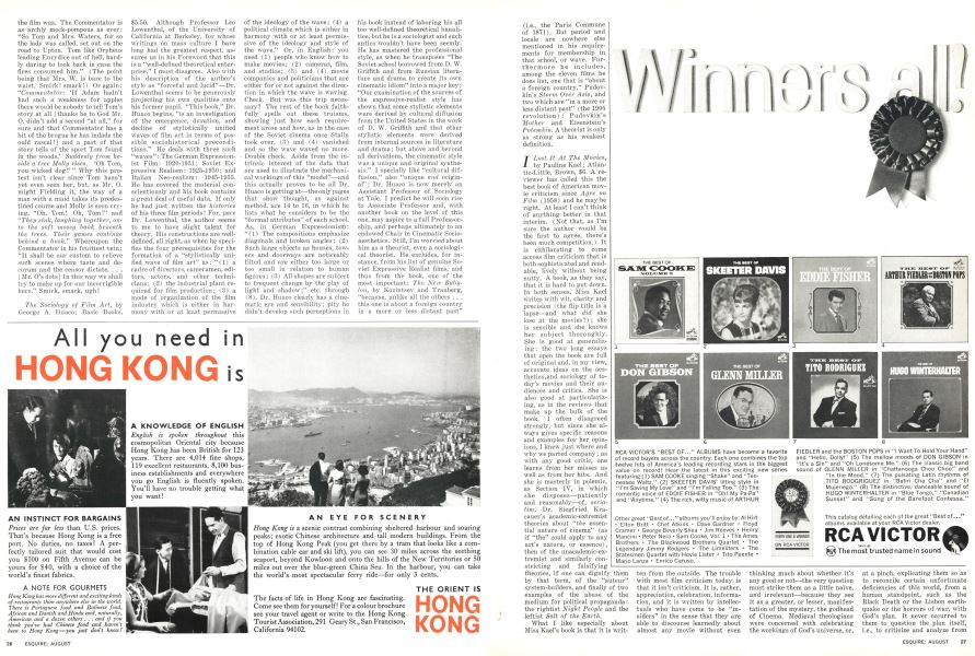 Advertisement | Esquire | AUGUST 1965