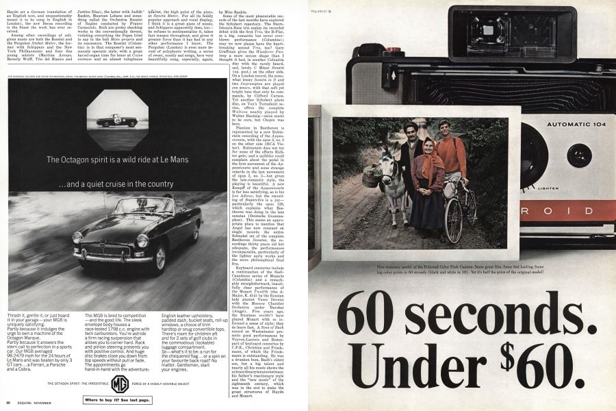 The British Motor Corp. | Esquire | NOVEMBER 1965