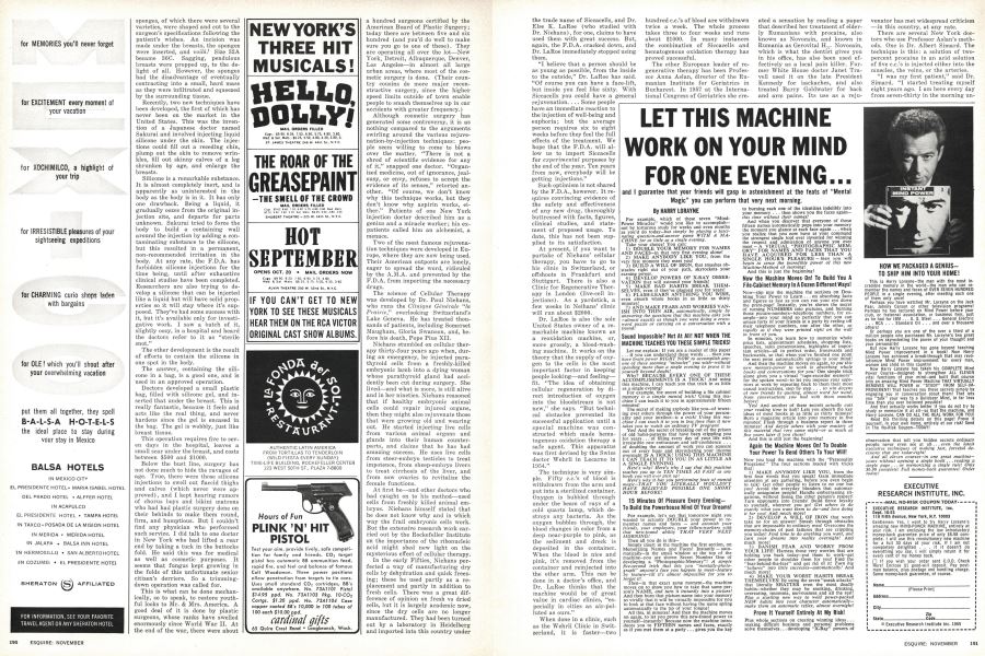 Advertisement | Esquire | NOVEMBER 1965