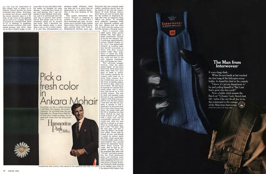Kayser-roth: Interwoven | Esquire | APRIL 1966