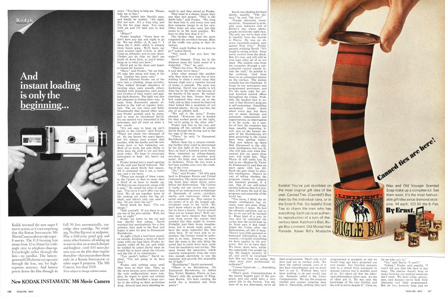 Advertisement: Kodak Instamatic M6 Movie Camera | Esquire | MAY 1966