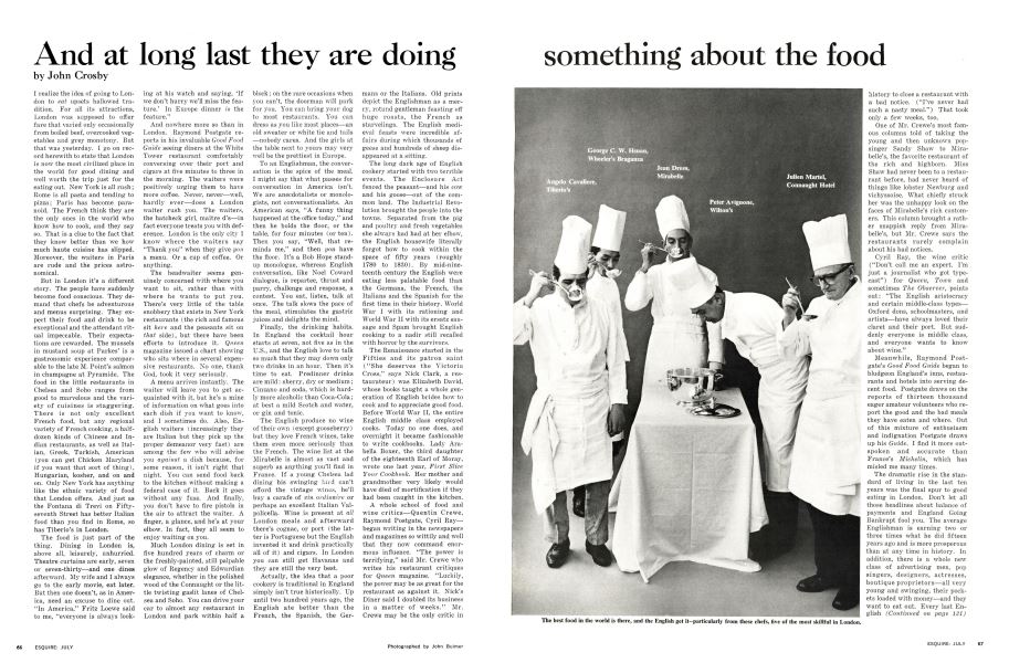 And at Long Last They Are Doing Something About the Food | Esquire ...