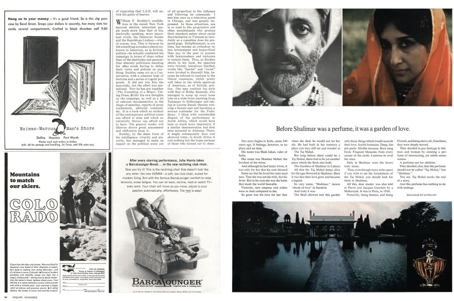 GUERLAIN: SHALIMAR | Esquire | NOVEMBER 1966
