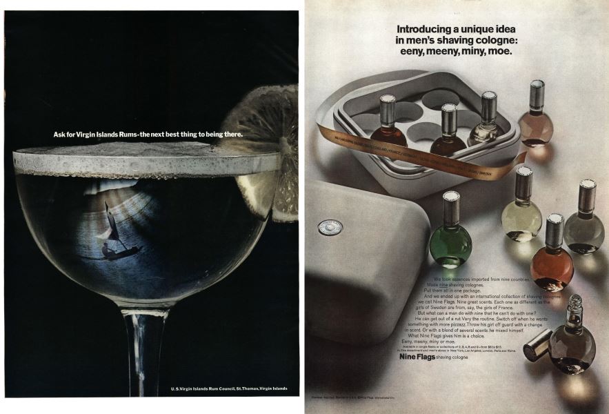 Advertisement: Nine Flags | Esquire | DECEMBER 1966