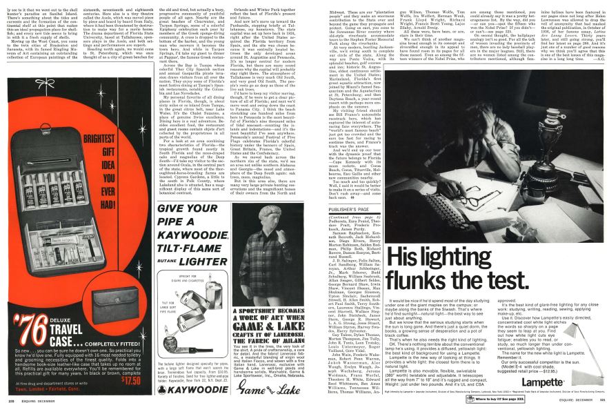Lampette | Esquire | DECEMBER 1966