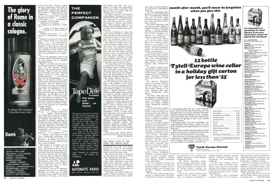 Automatic Radio | Esquire | DECEMBER 1966