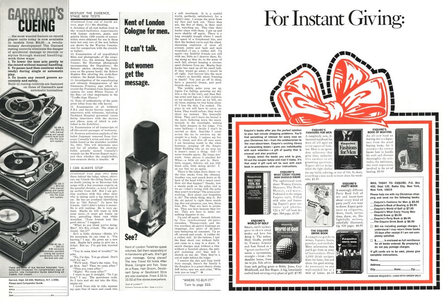 Advertisement: Esquire | Esquire | DECEMBER 1966