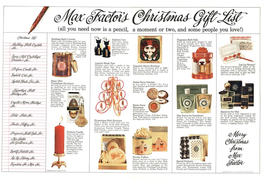 Advertisements | Esquire | DECEMBER 1966