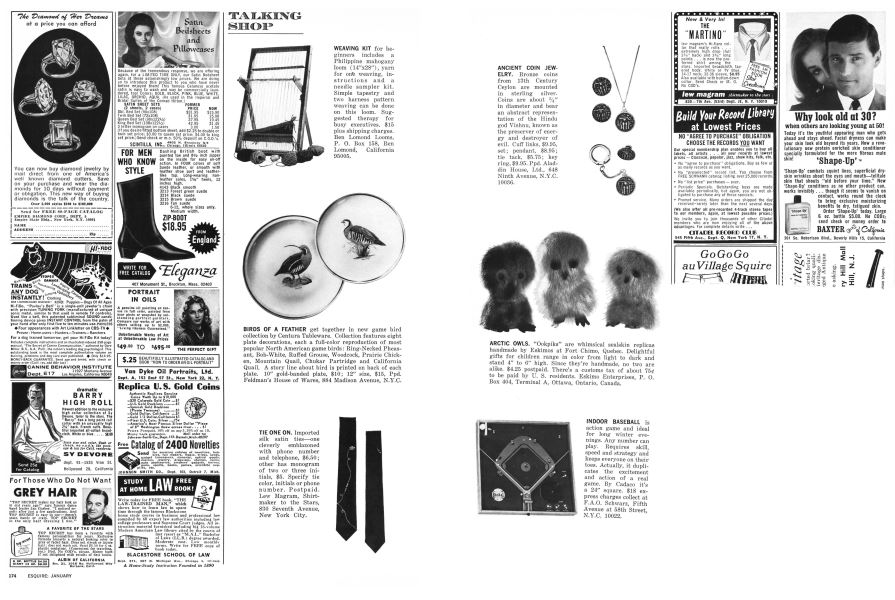 Advertisements Esquire January 1967