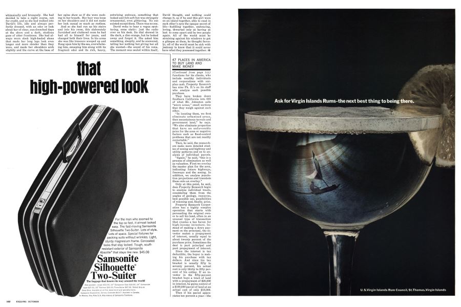 Samsonite Corporation: Silhouette Two-suiter | Esquire | OCTOBER 1967