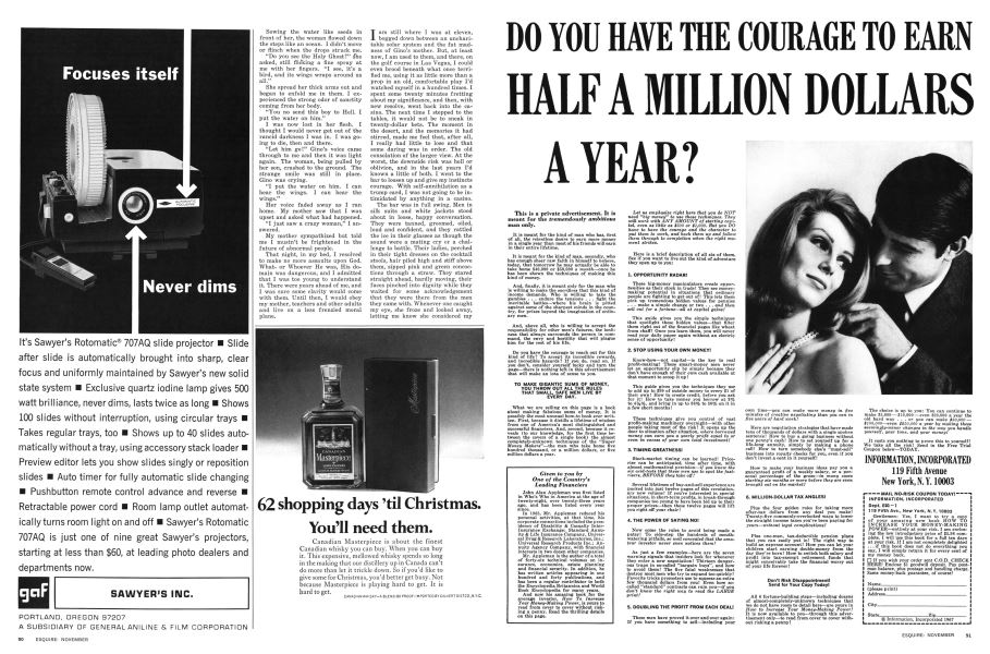 A SUBSIDIARY OF GENERAL ANILINE & FILM CORPORATION | Esquire | NOVEMBER 1967