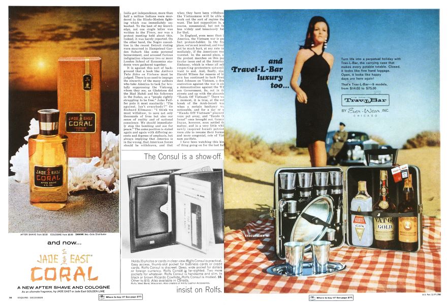 Swank Inc.: Jade East Coral | Esquire | DECEMBER 1967