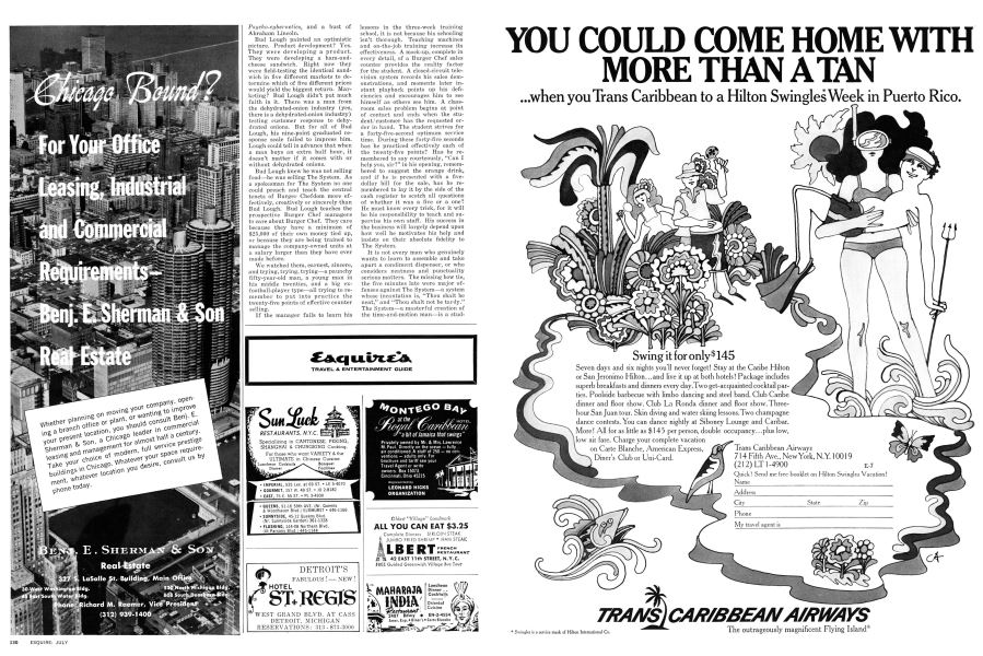 Esquire's TRAVEL & ENTERTAINMENT GUIDE | Esquire | JULY 1968