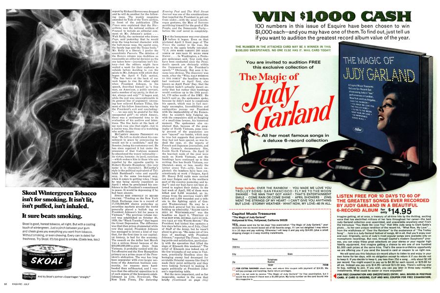 Capitol Music Treasures | Esquire | JULY 1968
