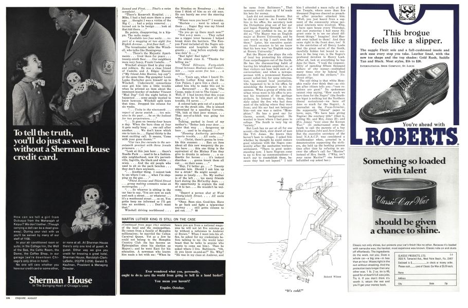 “It’s cold!” | Esquire | AUGUST 1968