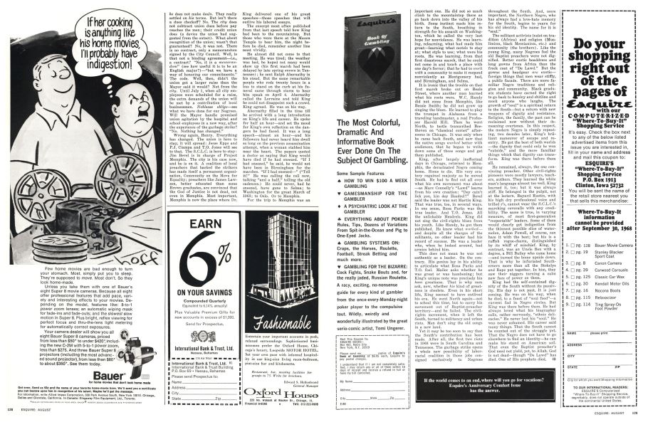 Advertisement: ESQUIRE BOOKS | Esquire | AUGUST 1968