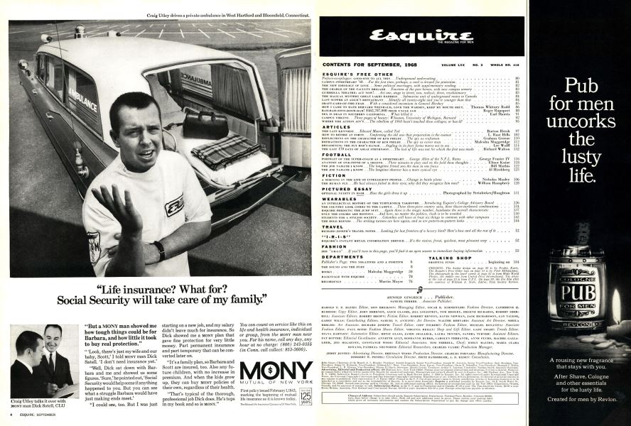 The Mutual Life Insurance Company | Esquire | SEPTEMBER 1968