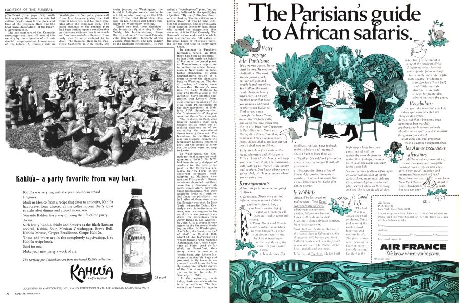 Jules Berman & Associates, Inc. | Esquire | NOVEMBER 1968