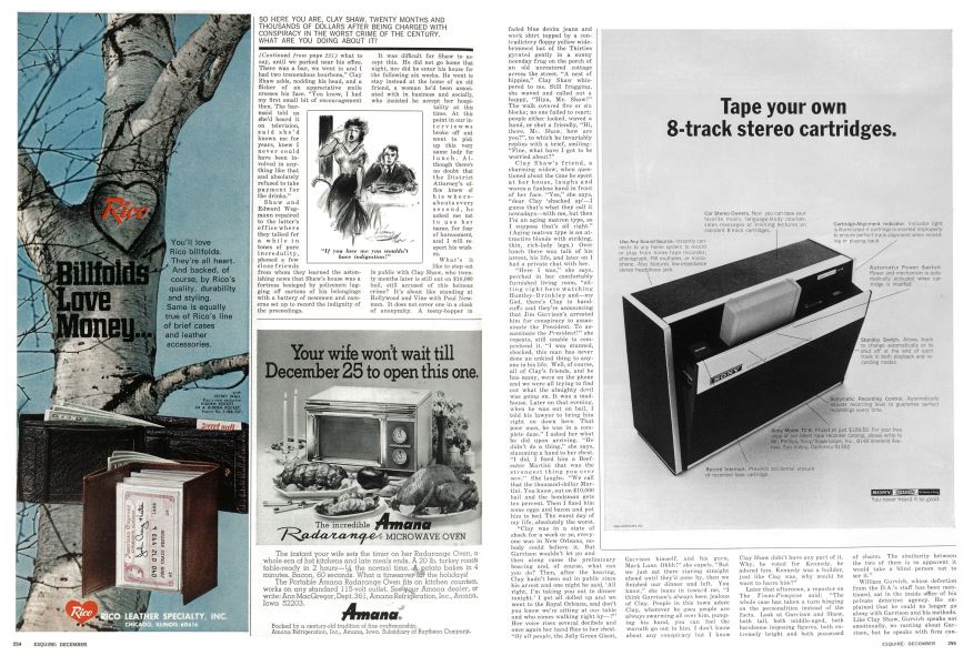 Sony | Esquire | DECEMBER 1968